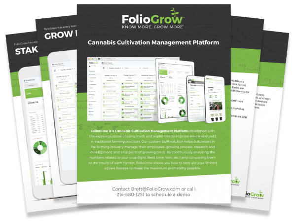 Experts In Cannabis Cultivation Software | FolioGrow